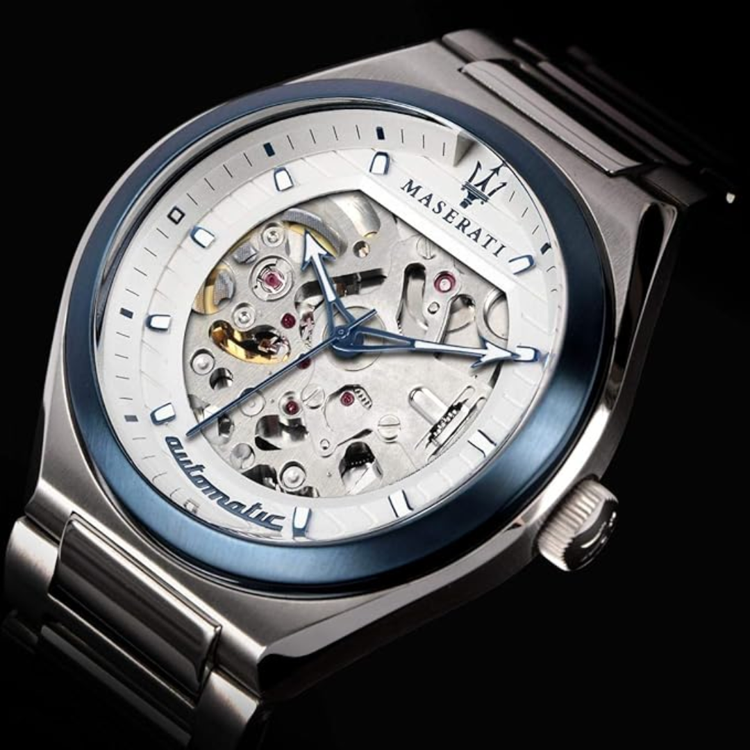 Maserati Triconic Automatic Stainless Steel Men's Watch - Elite Club